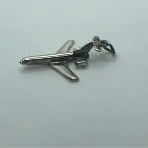 Vintage | Jewelry | Vtg Sterling Silver Airplane Plane Boeing Airbus ...